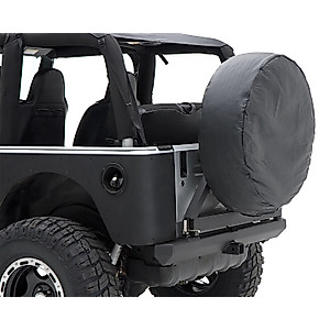 Smittybilt 76750D SRC Classic Rear Bumper with D-Ring Mounts and Shackles for 1976-2006 Jeep Wrangler TJ/YJ/LJ