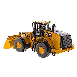 Diecast Masters CAT Caterpillar 980M Wheel Loader with Rock Bucket and Operator High Line Series 1/50 Diecast Model by 85543