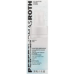 Peter Thomas Roth | Water Drench Hyaluronic Liquid Gel Cloud Serum | Hyaluronic Acid Serum for Fine Lines and Uneven Texture , 1 Fl Oz