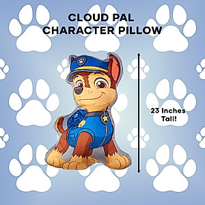 Northwest Paw Patrol Cloud Pal Character Pillow, 23", Chase
