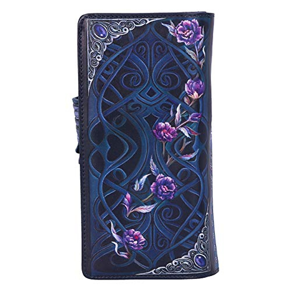 Nemesis Now Embossed Purse, Gothic Wallet, 18.5cm - Ravens Flight