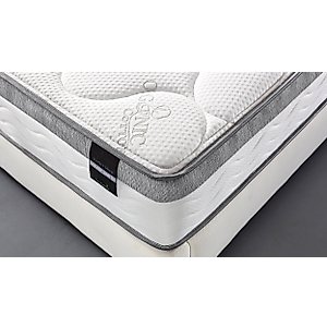 Oliver Smith - Organic Cotton - 10 Inch - Perfect Sleep - Comfort Plush Euro Pillow Top - Cool Memory Foam & Pocket Spring Mattress - Green Foam Certified - (furMattress_Chiland_10_Twin)
