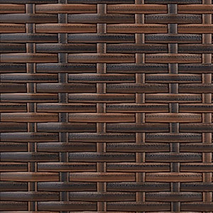 Signature Design by Ashley East Brook Outdoor Wicker Loveseat with Table Set, Brown