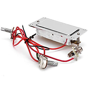 Electric Guitar Double Coil Pickup with Harness 1V1T Control Output with Volume Tone Pots Accessory for Guitar Accessory