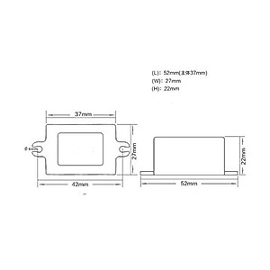 12V to 3V 3A Step-Down Waterproof Miniature DC-DC Converter Power Supply Module