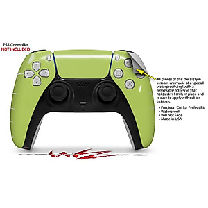 WraptorSkinz Skin Wrap compatible with Sony PS5 DualSense Controller Solids Collection Sage Green (CONTROLLER NOT INCLUDED)
