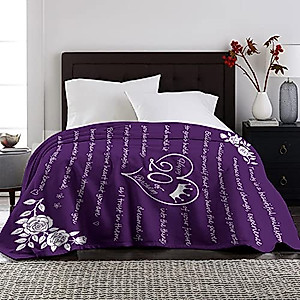 20th Birthday Decorations for Women Blanket,20th Birthday Gifts for Women Idea,Gift for 20 Year Old Female,20 Year Old Birthday Gifts for Her,Best 20 Birthday gifts for Women/Her Blue Blanket 60”x50”