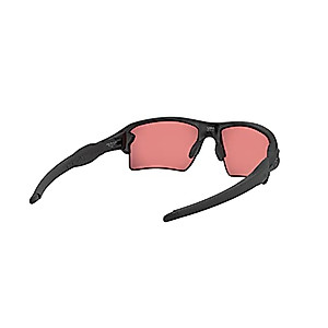 Oakley Men's OO9188 Flak 2.0 XL Rectangular Sunglasses, Matte Black/Prizm Trail Torch, 59 mm