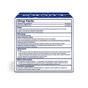 TUCKS Medicated Cooling Pads, 100 Count – Hemorrhoid Pads with Witch Hazel, Cleanses Sensitive Areas, Protects from Irritation, Hemorrhoid Treatment, Medicated Pads Used By Hospitals