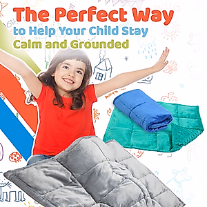 LITTLE CHUBBY ONE Weighted Lap Pad - Heavy Blanket - 7 Lbs - 19" x 22"