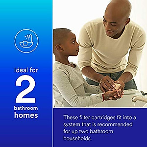 Filtrete Standard Capacity Whole House Pleated Replacement Water Filter 3WH-STDPL-F02, 2 pack, for use with 3WH-STD-S01 System