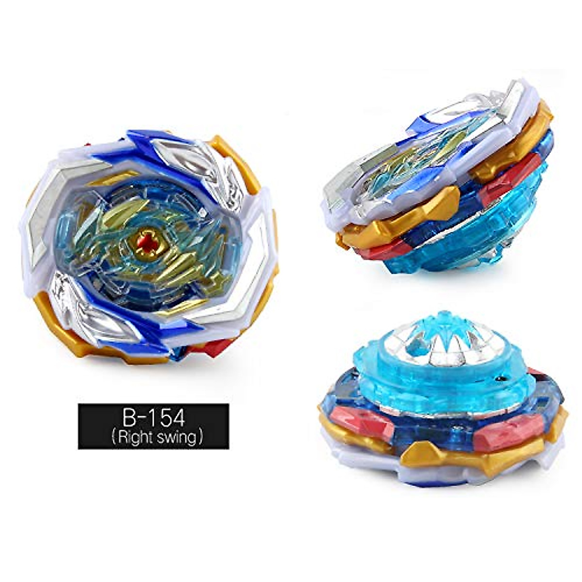 Bey Burst Battle Evolution 4 in 1 Metal Fusion Attack Set with 4D Launcher Grip Tops Set