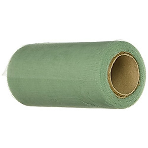 Falk Tulle Fine Mesh 6" Wide 25yd Spool- Sage