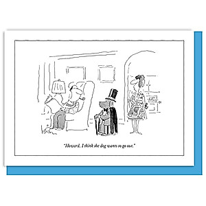 Funniest New Yorker Cartoons | Box of 8 Greeting Cards | Blank Cards with Envelopes | 5x7 | Birthday, Everyday, Thinking of You, Funny cards