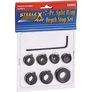 Steelex Plus D2803 Split Ring Depth Stop Set, 7-Piece