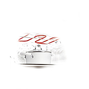 Bialetti, Ceramic OK White, 24 Inch Frypan