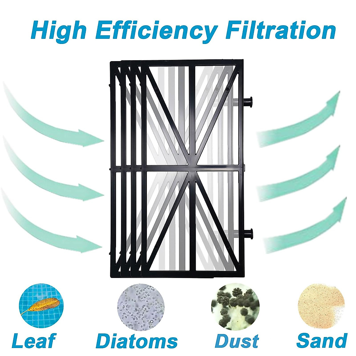 Jvfnxpm 9991408-R4 Pool Cleaner Spring Filters for Dolphin Nautilus,Triton, DX6, Wave 75, Edge, Quest, Discovery (Old), Prowler 830 Robotic Pool Cleaners - 4 Pack