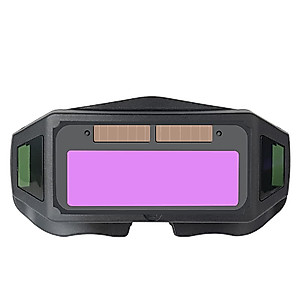 OhMill Solar Auto Darkening Welding Goggles Panoramic Anti-glare PC Glasses Welder Safety Glasses Mask Protect Eyes from Harmful Rays