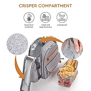 AW BRIDAL Mr & Mrs Picnic Basket, 24L Insulated Picnic Backpack For 2| Cool Anniversary Newlywed Wedding Engagement Gifts For Couples, Unique Bachelorette Bridal Shower Gift For Bride To Be Gifts 2023