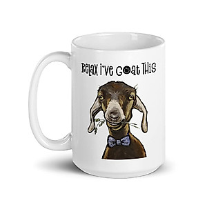 Goat Mug - Relax I've Goat This Mug - Gifts for Goat Lover - - Cute Goat Mug - Goat Lover - Coffee Mug - Handmade Mugs - 15 oz Mug - Mother's Day - Coffee Mug - Father’s Day - Hippie Hound Studios