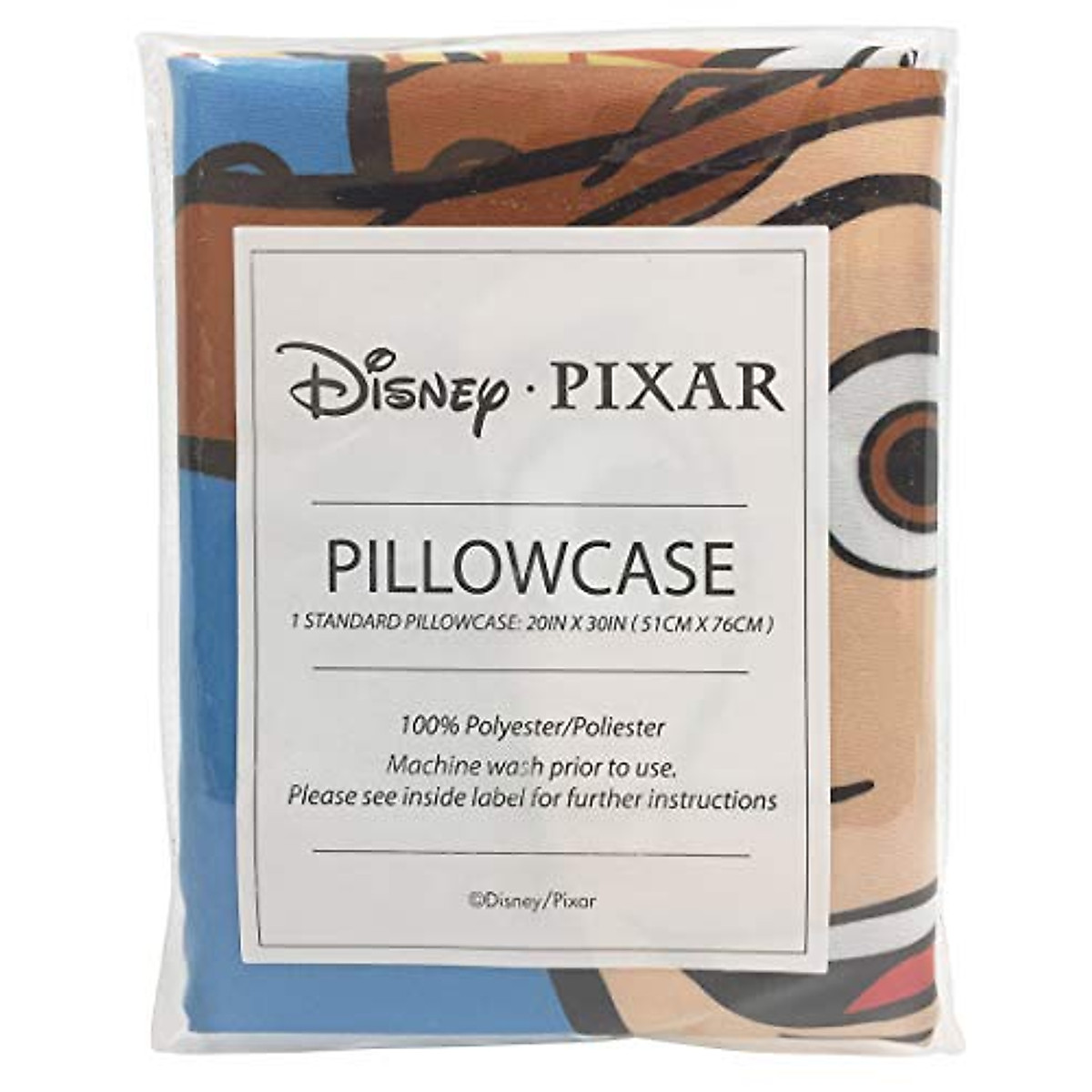 Jay Franco Disney Pixar Toy-Story You've Got A Friend in Me 1 Pack Pillowcase - Double-Sided Kids Super Soft Bedding Features Woody and Buzz Lightyear (Official Disney Pixar Product)