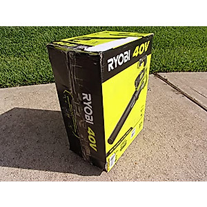 RYOBI 40V 110 MPH 525 CFM Cordless Battery Variable-Speed Jet Fan Leaf Blower with 4.0 Ah Battery and Charger