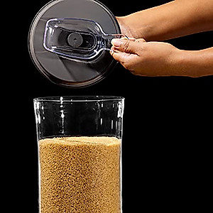 OXO 3 Piece Food Storage POP Glass Container Set - 0.6, 1.5, and 3.3 Quart