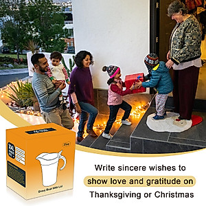 Yelocota Gravy Boat – 26oz Stainless Steel Gravy Boat with Hinged Lid – Double Wall Insulated Gravy Boat for Milk and Cream – Multipurpose Milk Jug Dispenser for Sauce, Syrup, Creamer