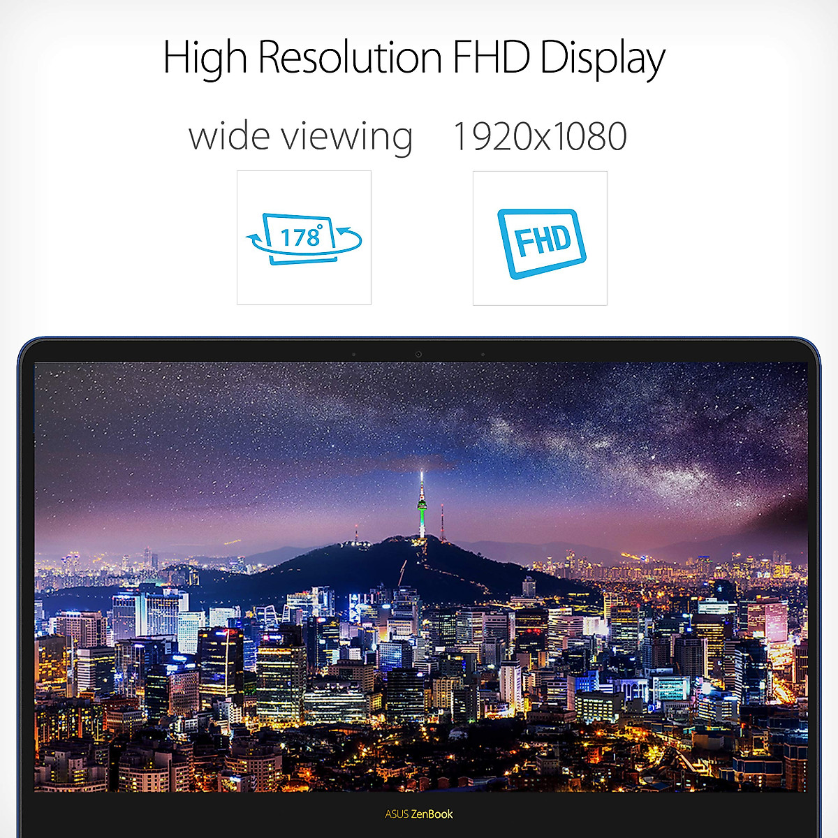 ASUS ZenBook Flip S Touchscreen Convertible Laptop, 13.3” Full HD, 8th Gen Intel Core i7 Processor, 16GB DDR3, 512GB SSD, Backlit KB, Fingerprint, Windows 10 Pro - UX370UA-XH74T-BL, Royal Blue