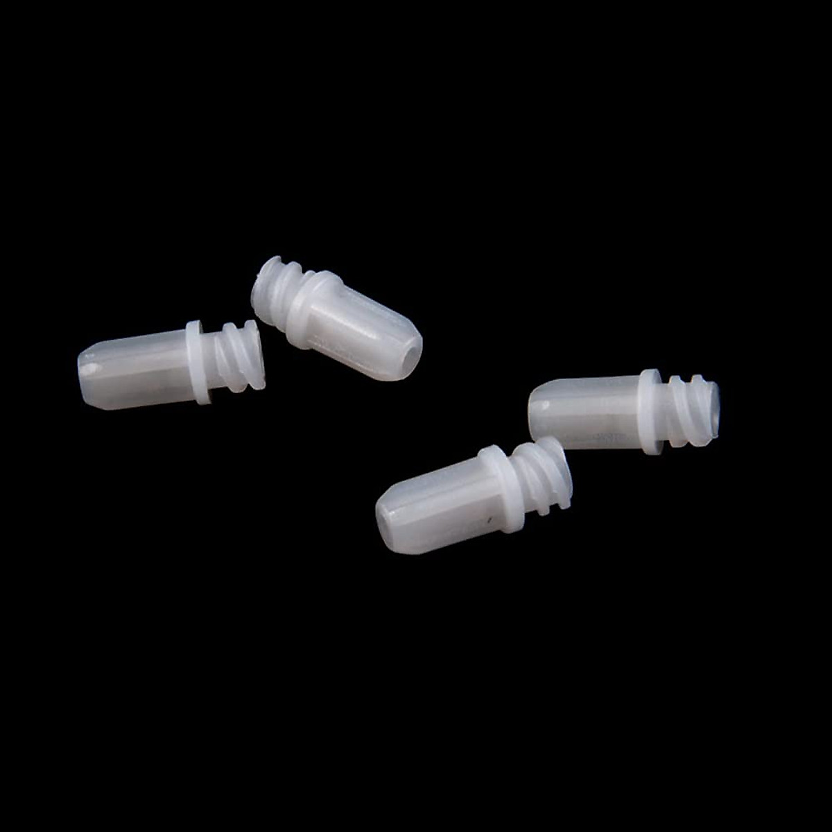MEETOOT 50pcs Luer Lock Syringe Tip Caps Disposable Plastic Syringe Cap for Liquid Sampling in the Laboratory