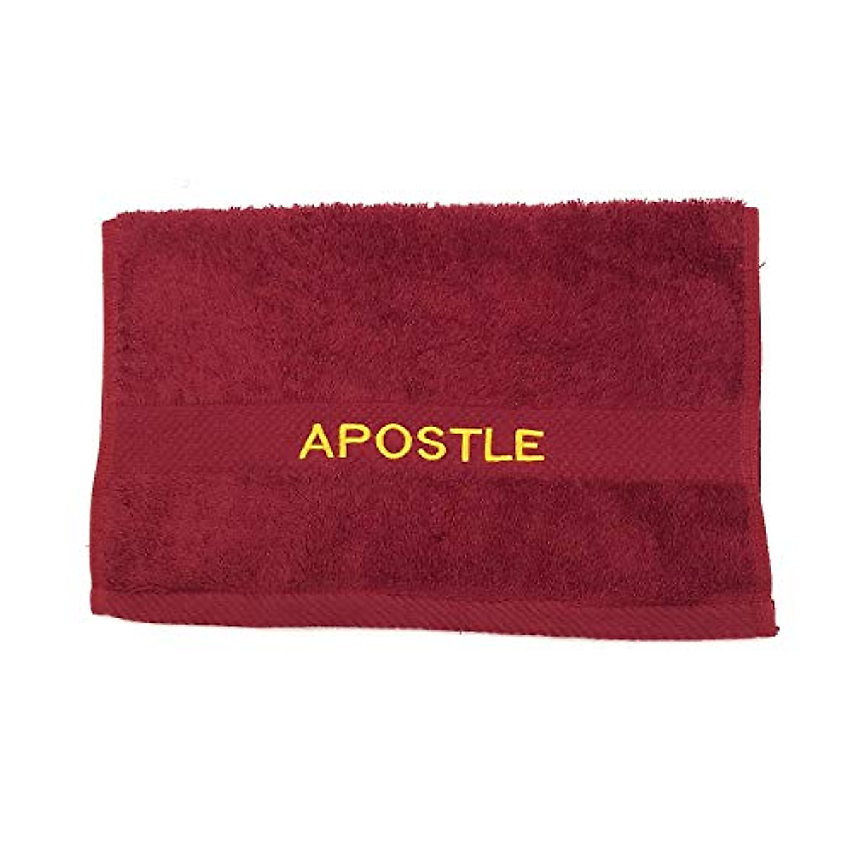 Mercy Robes Preaching Hand Towel Apostle(Burgundy/Gold)