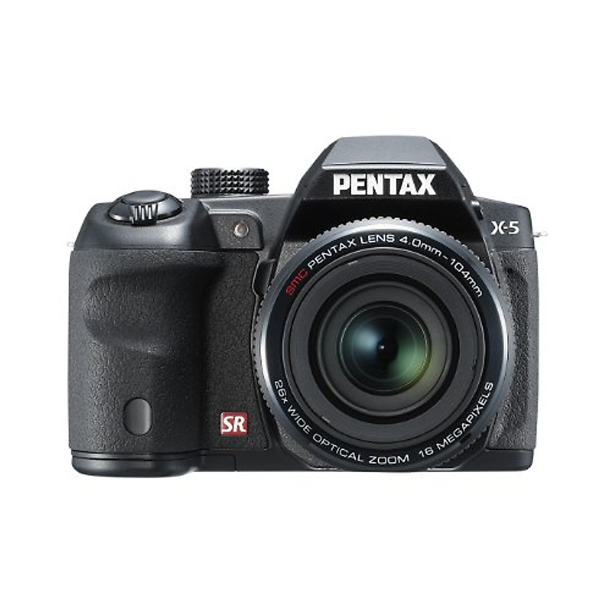 Pentax X-5 Digital Camera with 26x Optical Zoom and 3" LCD (Black)
