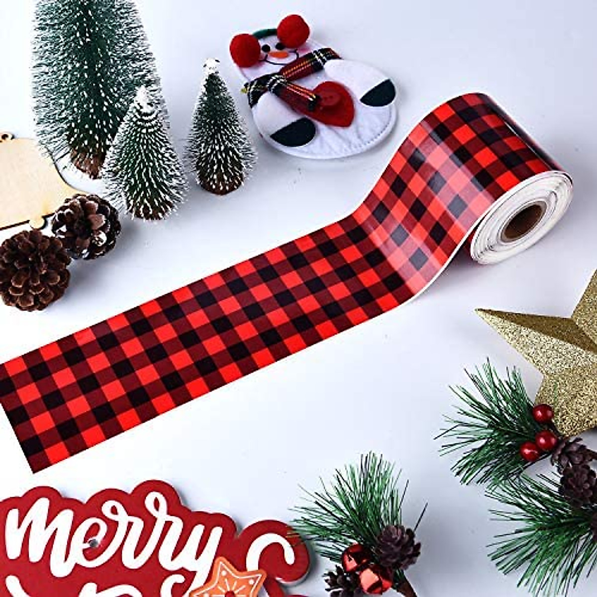 49 Feet Bulletin Board Borders Christmas Thanksgiving Decorative Stickers Confetti Teaching Press Border for Home School Classroom Display Decoration (Color 4)