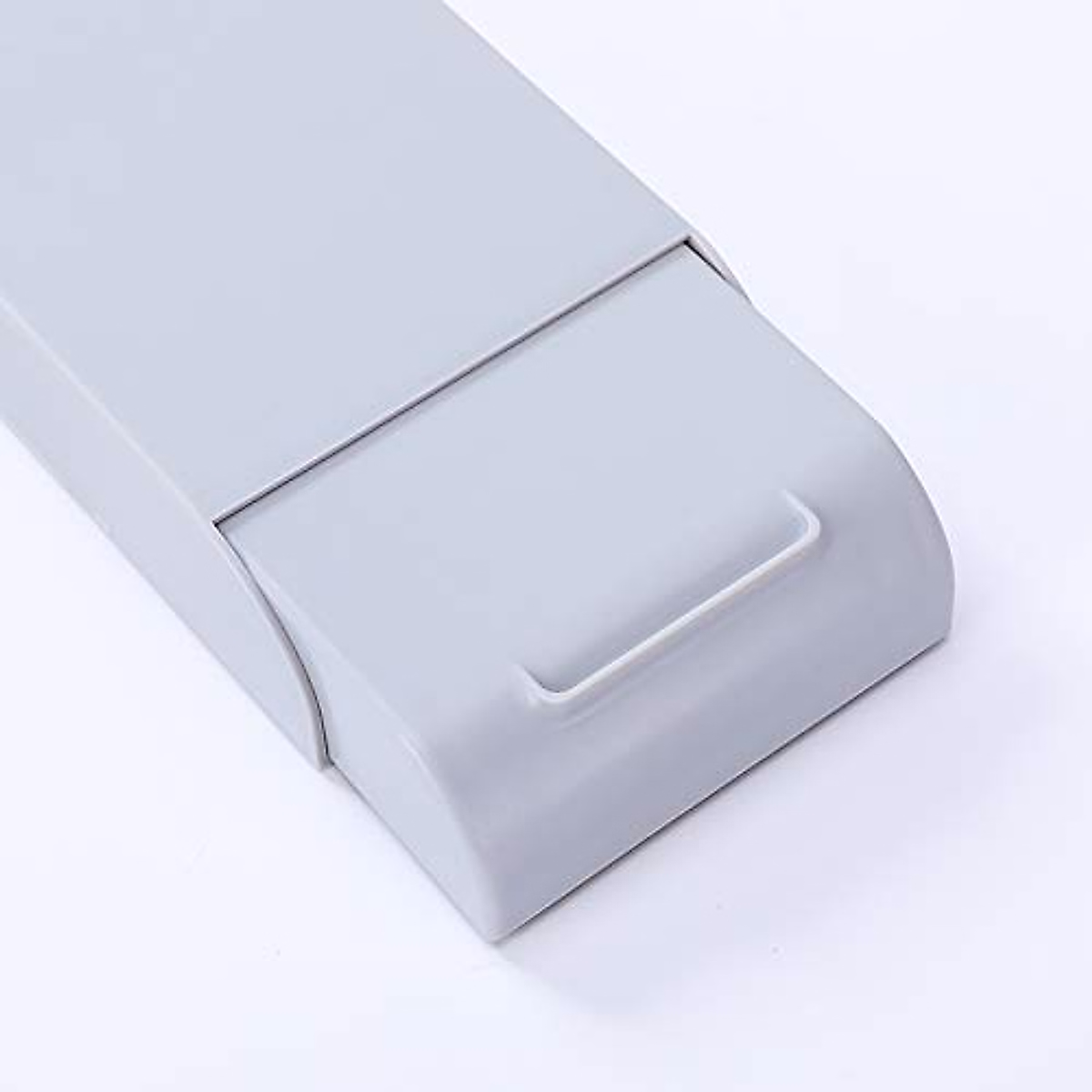 TuTuShop Under Table Drawer, Hidden Self-Adhesive Pencil Tray Drawer,Under Desk Holder Storage Box, Stationery Pencil Storage Drawer Organizer for Office/School/Kitchen (2 Pack White+Grey)