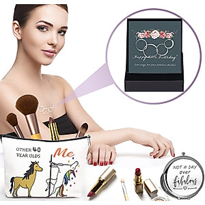 40th Birthday Gifts Women, 7 Pcs 40 & Fabulous Birthday Gifts Ideas for Mom, Wife, Besties, Sister, Boss, Daughter, Girl friend, Coworker, Her Or Teacher