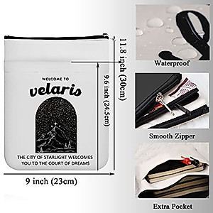 MAOFAED City of Starlight Book Sleeve Welcome to Velaris The City of Starlight Book Protector for Book Lover (Court of Dream)