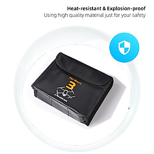 NC Battery Safe Storage Bag Explosion-Proof Case Protector for 3 Battery for DJI Mavic 3