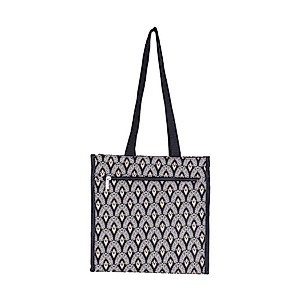 Signare Tapestry Shoulder Bag Shopping Bag for Women with Luxor Art Deco Style