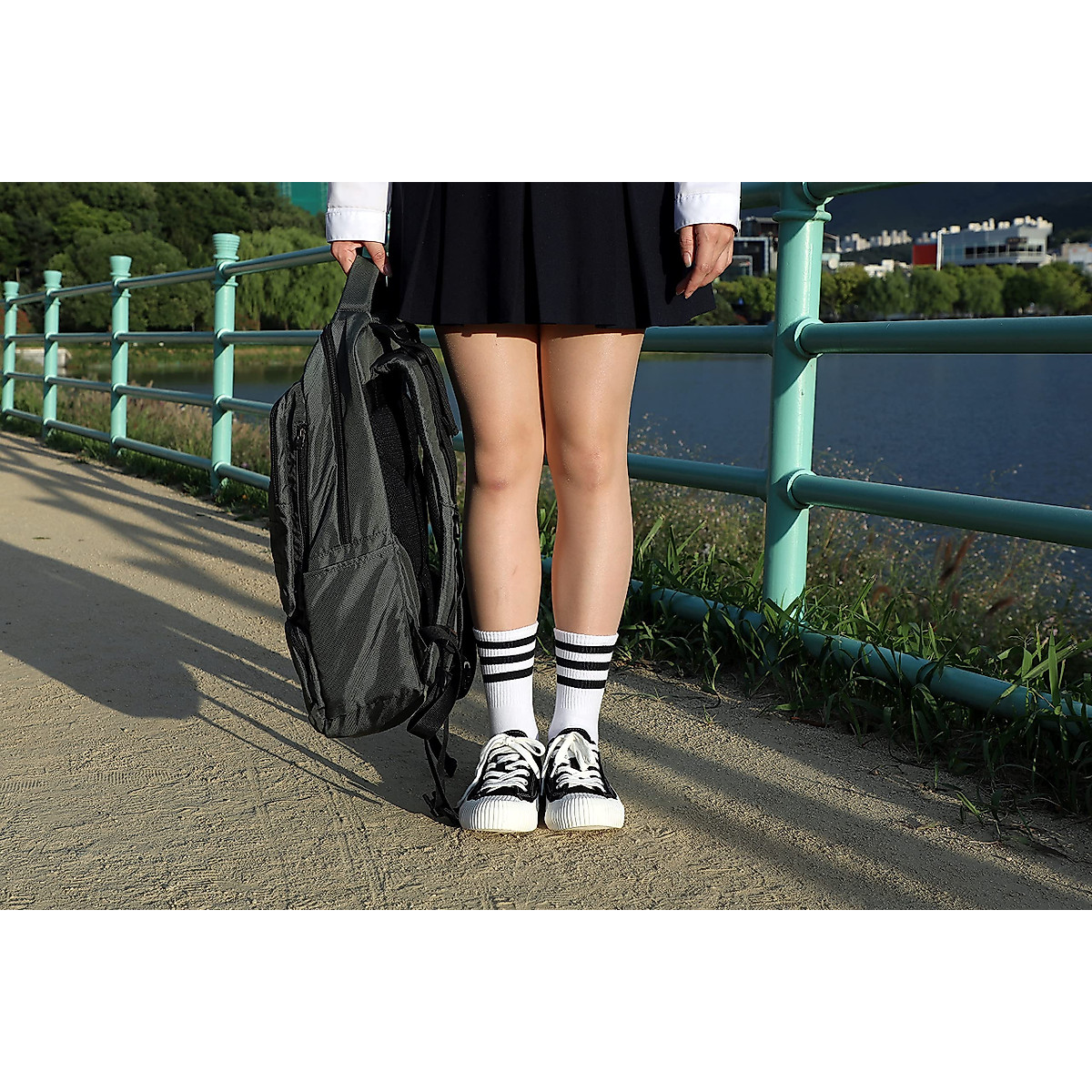 MK SOCKS 5 PCS Sets Premium Cotton Athletic Sports Running Retro Cute Matching School Crew Socks For Men/Women