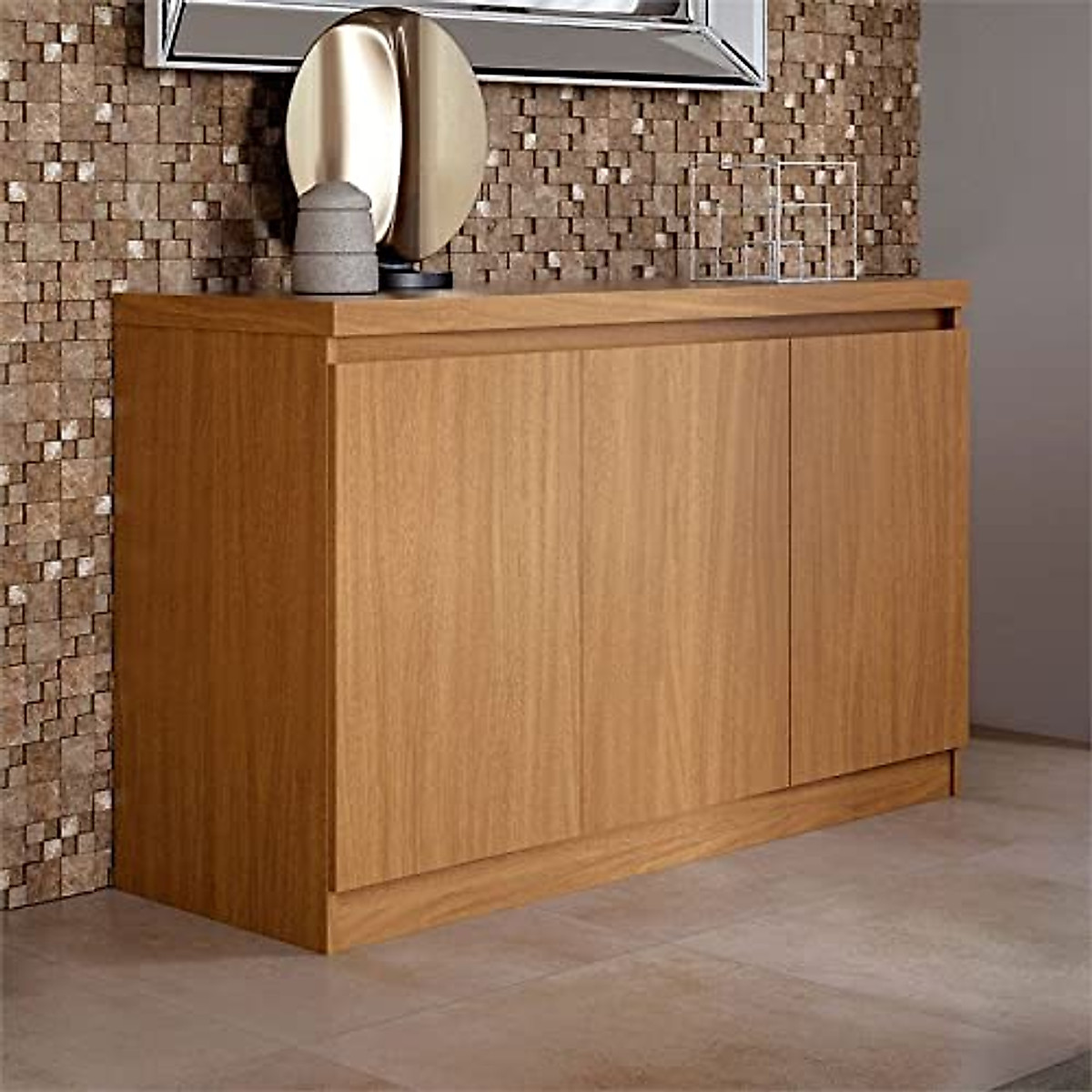Manhattan Comfort Viennese Buffet Stand, Maple Cream