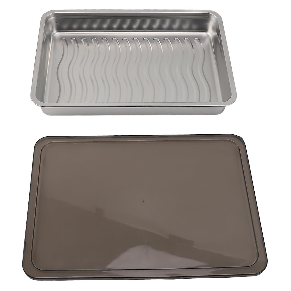 Dumpling Storage Box, Stainless Steel Dumpling Organizer Food Storage Containers Stainless Steel Food Tray with Lid, Dumpling Freezer Organizer for Kitchen and Fridge