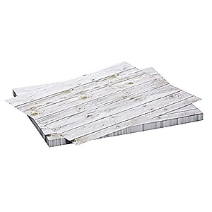 96 Sheets Rustic Wood Grain Stationery, Letter Writing Paper for Scrapbooking, Invitations, Crafts (8.5 x 11 In)