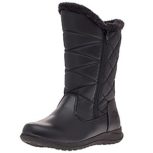 totes Women's Carrie Snow Boot, Zigzag Black, 10