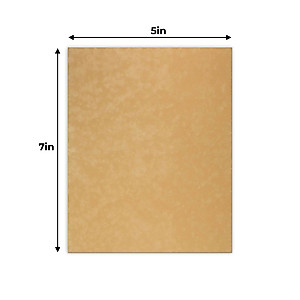 CountryArtHouse Thicket Suede Acid Free 5x7 Backing Board - Uncut Photo Mat Board - 1 Sheet