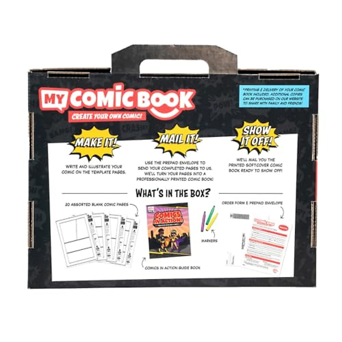 Lulu Jr. My Comic Book Making Kit, Multicolor, 6.75" x 10.25"