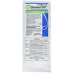 Syngenta - H-AP-2319890 - Demon WP Insecicide, 1 Envelope (9.5g) containing 4 (0.33 ounces) packets Clear white
