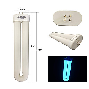 Konideke Replacement Bulbs BF190 Black Light Compatible BK-40D, FUL32T8/BL 365nm, U Shape BL Fluorescent lamp,10 inch 32 Watt 1 Pack