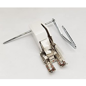 HONEYSEW Open Toe Walking Foot W/Guide for Brother Sewing Machine Quilting and Sewing Stitch Through Multiple Layers