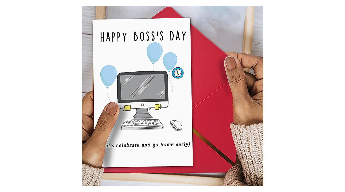 Funny Boss Day Card | Employee Appreciation Gift
