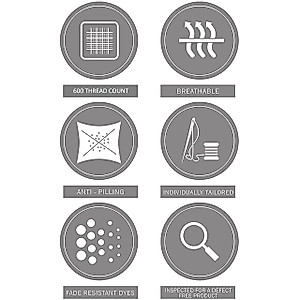 BeKind Online 600 Thread Count Olympic Queen Size Striped Sheet Set 100% Egypt Cotton 600 Thread-Count Hotel Quality Sateen Finish 8-Inches Deep Pockets Cotton Soft Egyptian Sheet - Taupe Stripe